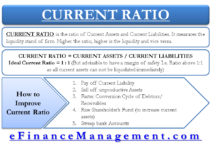 How to Analyze and Improve Current Ratio?