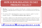 How is Risk related to Net Present Value (NPV)? eFinanceManagement