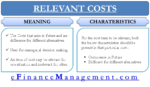 Relevant Costs