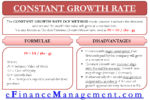 Constant Growth Rate Discounted Cash Flow Model/Gordon Growth Model