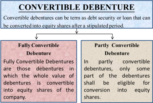 Convertible Debentures| Types of Convertible Debentures