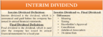 Interim Dividend - eFinanceManagement