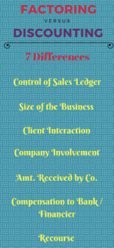 Differences between Receivables Factoring vs. Invoice Discounting | eFM