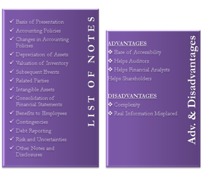 Financial Statement Notes | List of Footnotes, Benefits and Disadvantages