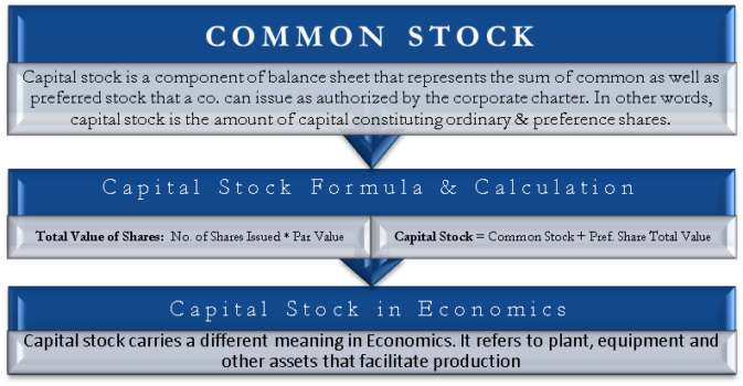 Capital Stock | Define, Calculation, Example, On Bal. Sheet, in Economics