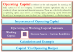 Operating Capital | Definition, Importance, Formula, Example | eFM