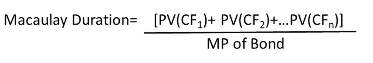 Duration Of A Bond Portfolio Duration Macaulay Modified Duration
