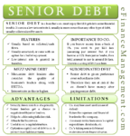 Senior Debt – Features, Importance, Advantages And More
