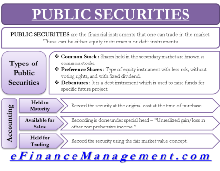 Public Securities | Types and Accounting Treatment| eFinanceManagement