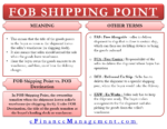FOB Shipping Point – Meaning, Example And More