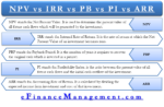 NPV vs IRR vs PB vs PI vs ARR | Comparision of all Evaluation Methods