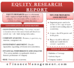 Equity Research Report | types, elements, sample | eFM
