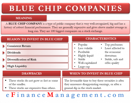 Blue Chip Company – Meaning, Characteristics and More