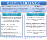 Price Variance – Meaning, Calculation, Importance and More