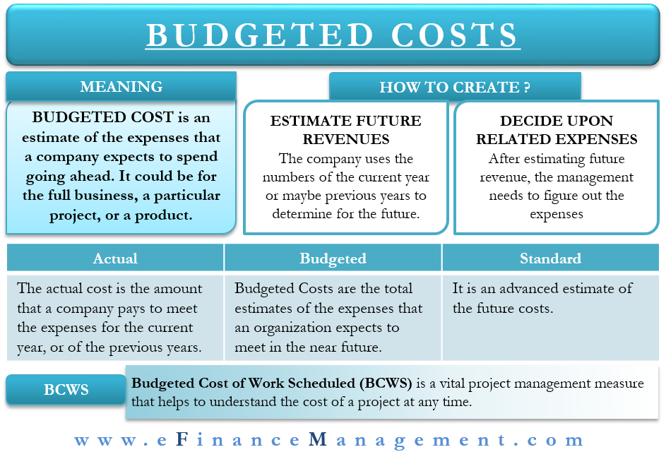 Budgeted Cost Meaning Process BCWS And More