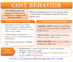 Cost Behavior – Meaning, Importance, Types and More