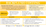 Backflush Costing – Meaning, Process, Drawbacks and More