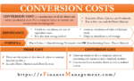 Conversion Cost – Meaning, importance, Formula and More