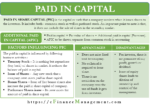 Paid-in Capital – Meaning, Advantages Disadvantages and More