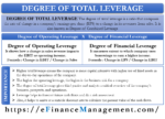 Degree of Total Leverage:Meaning, Calculation, Importance, Interpretation