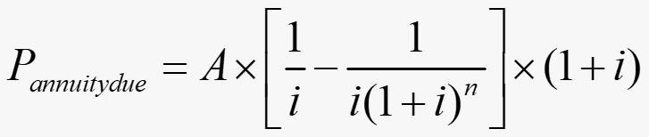 Annuity Formula Present And Future Value Ordinary And Due Annuities Efm