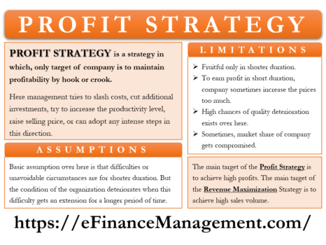 Profit Strategy |Meaning, Assumption, Limitations and More| eFM