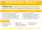 Poison Pill |Meaning, Pros & Cons, Types, Examples and More| eFM