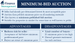 Minimum-Bid Auction | Understanding the term, Advantages and Disadvan