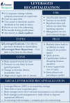 Leveraged Recapitalization – Meaning, Types, Pros, and Cons | eFM
