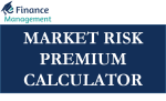 Market Risk Premium Calculator risk free rate expected rate of return