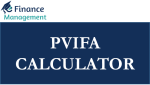 pvifa calculator annuity cash flow present value future value