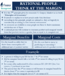 Principle 3: Rational people think at the margin | Explanation | eFM